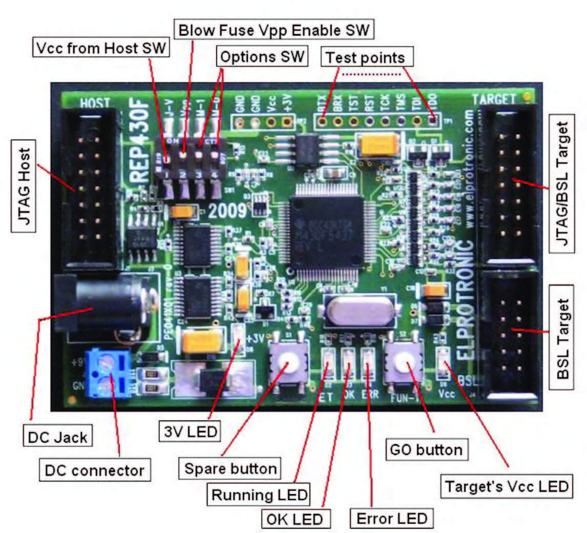 Programmare un MSP430 via JTAG | Elettronica Open Source