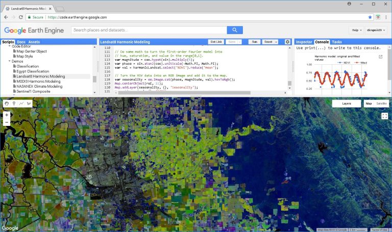EC-LUE: una app nata da Google Earth Engine | Elettronica Open Source
