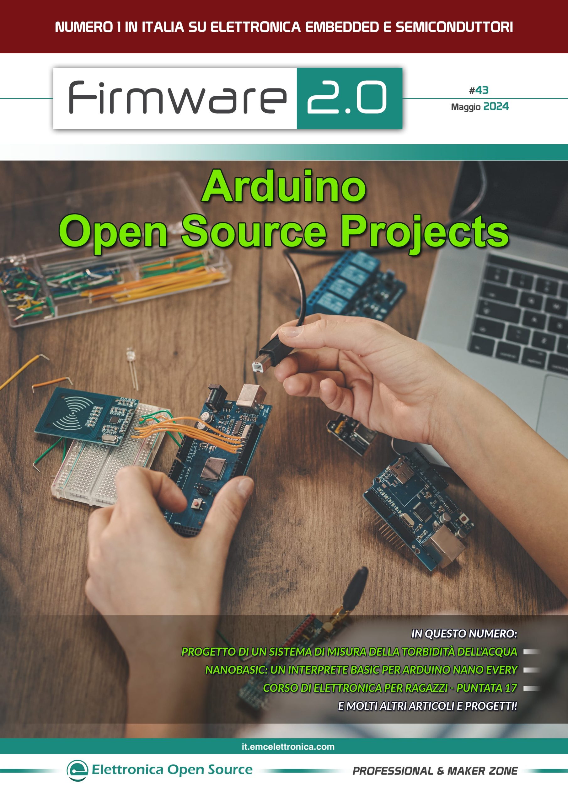 Firmware 2.0 #43: Arduino/Open Source Projects | Elettronica Open Source